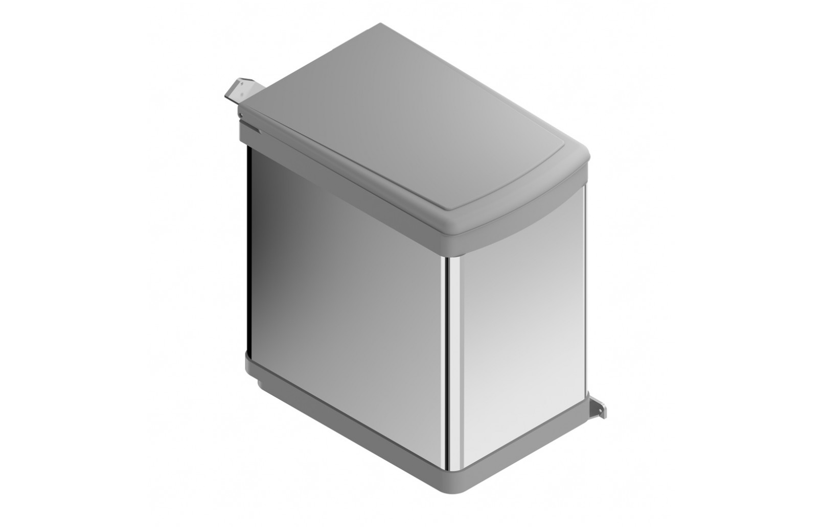 Built-in waste bin 21 liters stainless steel - AFB21RVS
