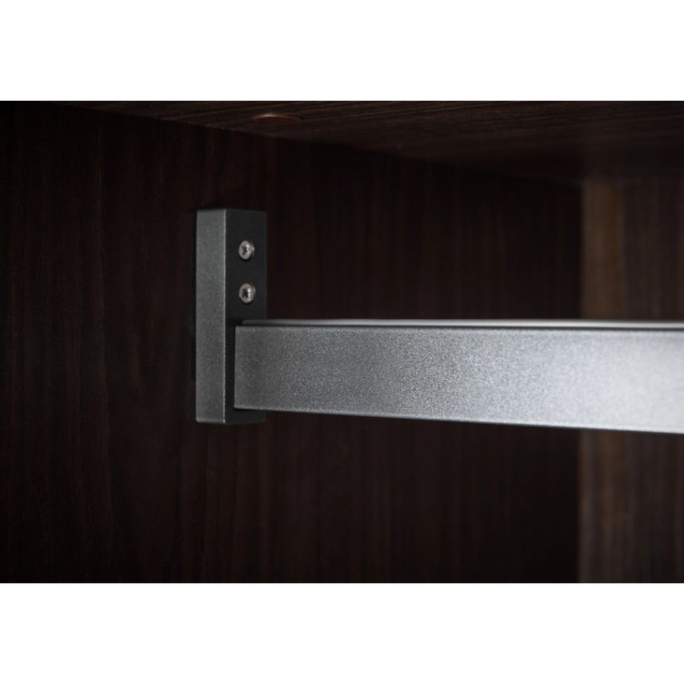 Luxury closet rod holders anthracite - IT2701-3G
